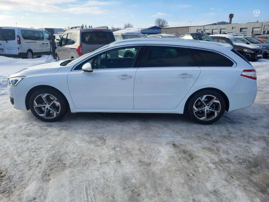 White Peugeot 508 2017 in Taurage, with an engine capacity of 2.00 L and mileage of 210 thousand km for 5700 €, photo 7 on AUTOMOTO.COM.LV
