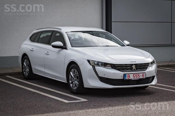 White Peugeot 508 2019 in Riga, with an engine capacity of 1.50 L and mileage of 0 thousand km for 12550 €, photo 3 on AUTOMOTO.COM.LV