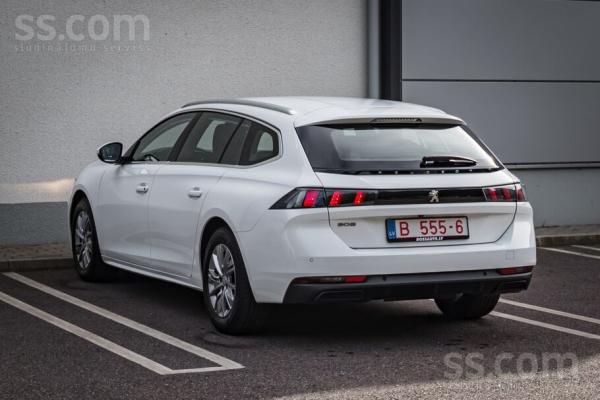 White Peugeot 508 2019 in Riga, with an engine capacity of 1.50 L and mileage of 0 thousand km for 12550 €, photo 6 on AUTOMOTO.COM.LV