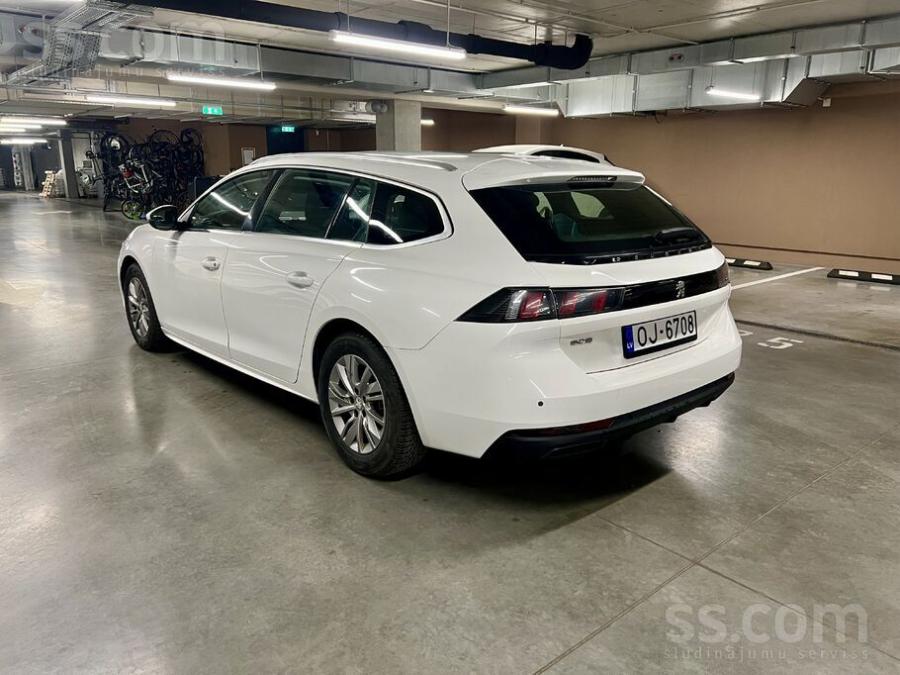 White Peugeot 508 2020 in Riga, with an engine capacity of 1.50 L and mileage of 223 thousand km for 11400 €, photo 4 on AUTOMOTO.COM.LV