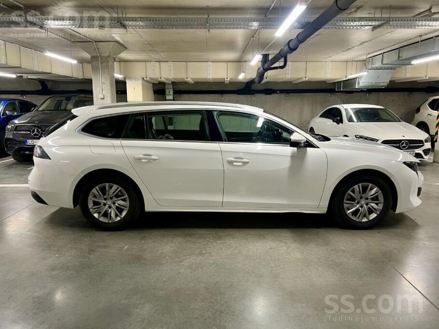 White Peugeot 508 2020 in Riga, with an engine capacity of 1.50 L and mileage of 223 thousand km for 11400 €, photo 6 on AUTOMOTO.COM.LV