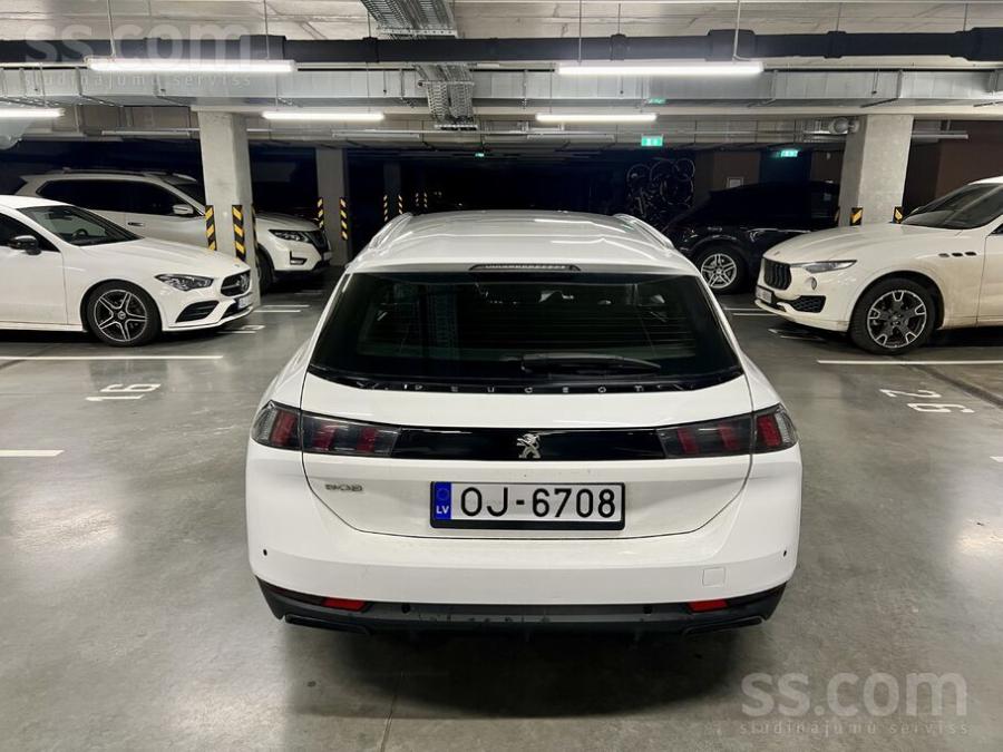 White Peugeot 508 2020 in Riga, with an engine capacity of 1.50 L and mileage of 223 thousand km for 11400 €, photo 8 on AUTOMOTO.COM.LV