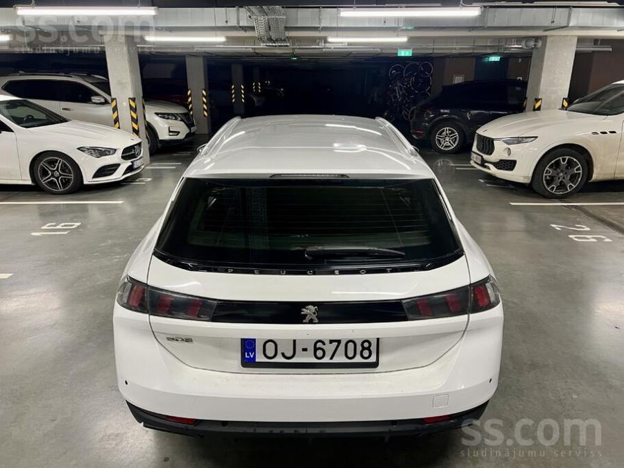 White Peugeot 508 2020 in Riga, with an engine capacity of 1.50 L and mileage of 223 thousand km for 11400 €, photo 9 on AUTOMOTO.COM.LV