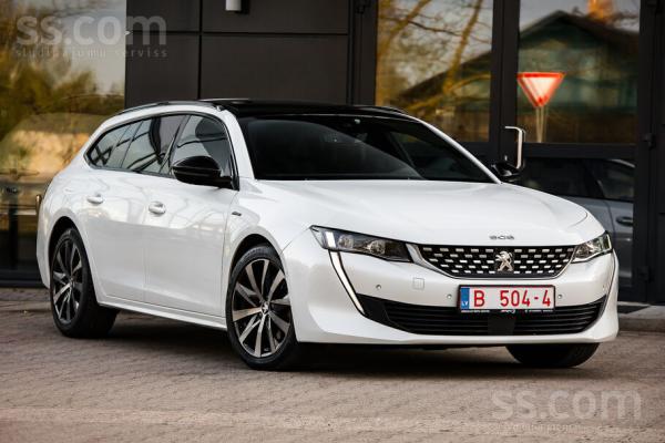 White Peugeot 508 2020 in Jelgava, with an engine capacity of 2.00 L and mileage of 158 thousand km for 15900 €, photo 2 on AUTOMOTO.COM.LV
