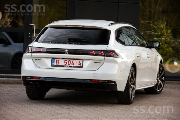 White Peugeot 508 2020 in Jelgava, with an engine capacity of 2.00 L and mileage of 158 thousand km for 15900 €, photo 6 on AUTOMOTO.COM.LV