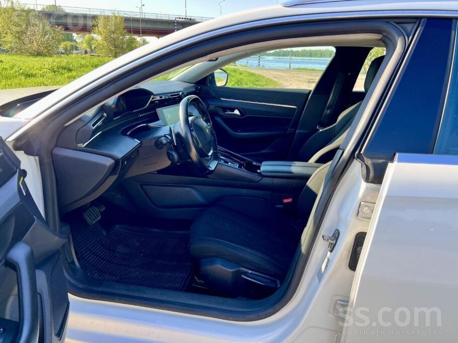 White Peugeot 508 2020 in Riga, with an engine capacity of 1.50 L and mileage of 228 thousand km for 11200 €, photo 13 on AUTOMOTO.COM.LV