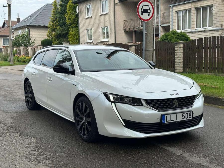 Balts Peugeot 508 2020 Marijampole, ar dzinēja tilpumu 1.50 L un nobraukumu 87 tūkst. km par 15500 €, foto 4 vietnē AUTOMOTO.COM.LV