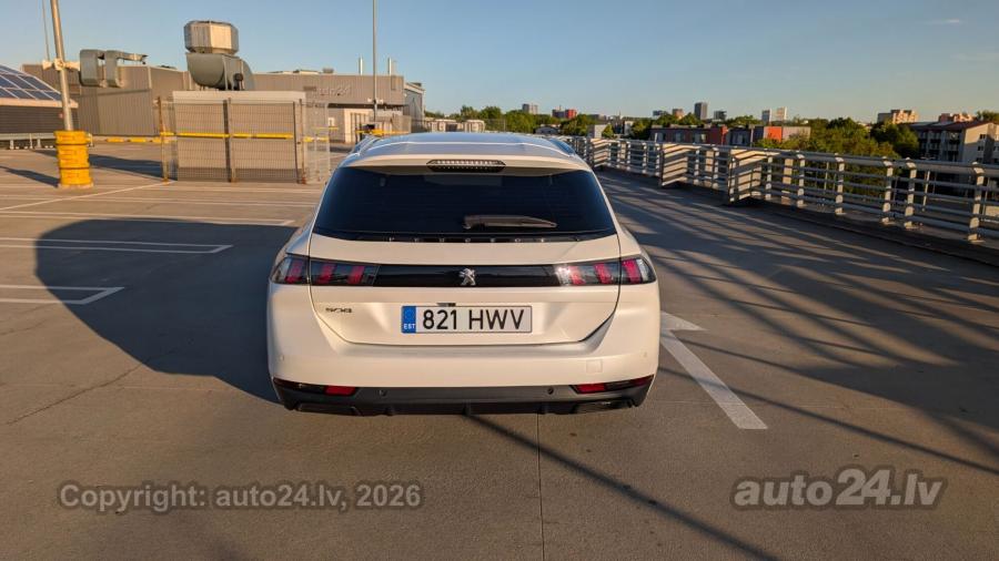 White Peugeot 508 2021 in Tallinn, with an engine capacity of 1.50 L and mileage of 125 thousand km for 14900 €, photo 7 on AUTOMOTO.COM.LV