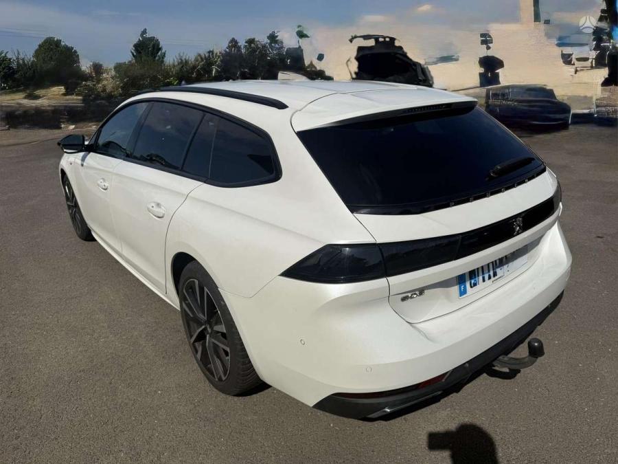 White Peugeot 508 2021 in Taurage, with an engine capacity of 1.50 L and mileage of 180 thousand km for 13200 €, photo 5 on AUTOMOTO.COM.LV