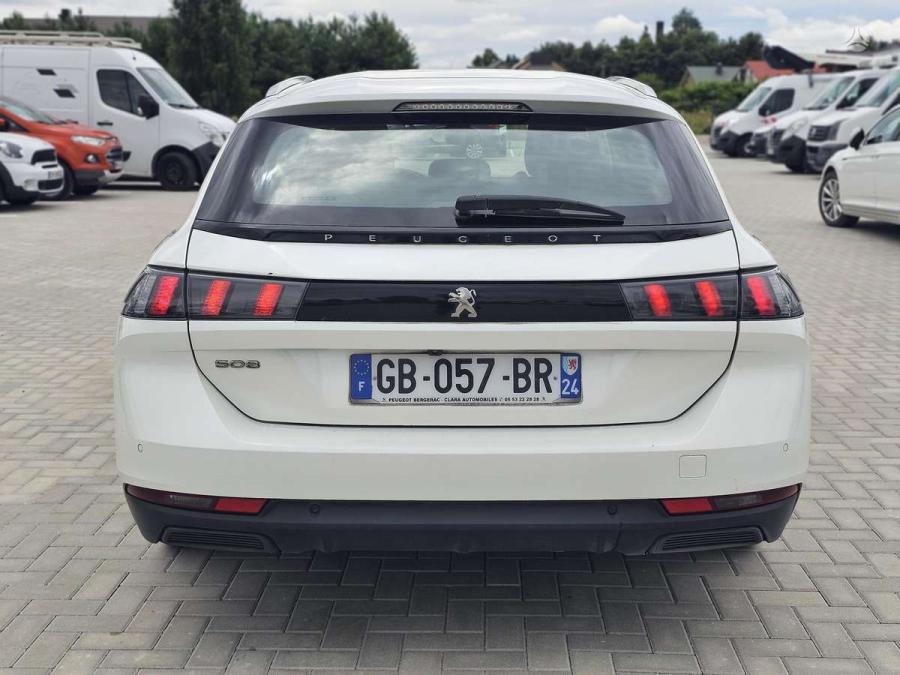 Balts Peugeot 508 2021 Tauragė, ar dzinēja tilpumu 1.50 L un nobraukumu 260 tūkst. km par 7200 €, foto 5 vietnē AUTOMOTO.COM.LV