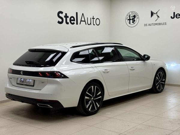 White Peugeot 508 2021 in Vilnius, with an engine capacity of 1.50 L and mileage of 183 thousand km for 14390 €, photo 5 on AUTOMOTO.COM.LV