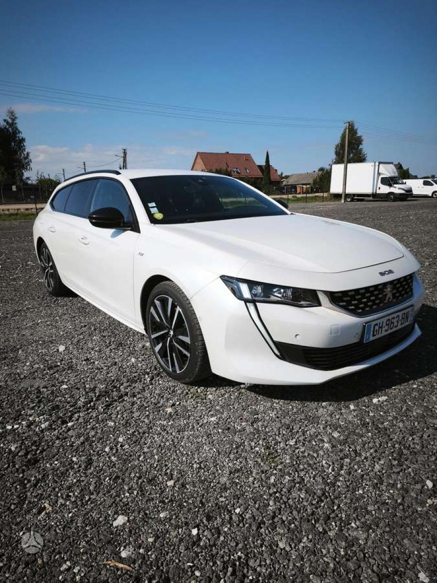 White Peugeot 508 2021 in Taurage, with an engine capacity of 1.50 L and mileage of 180 thousand km for 10900 €, photo 3 on AUTOMOTO.COM.LV