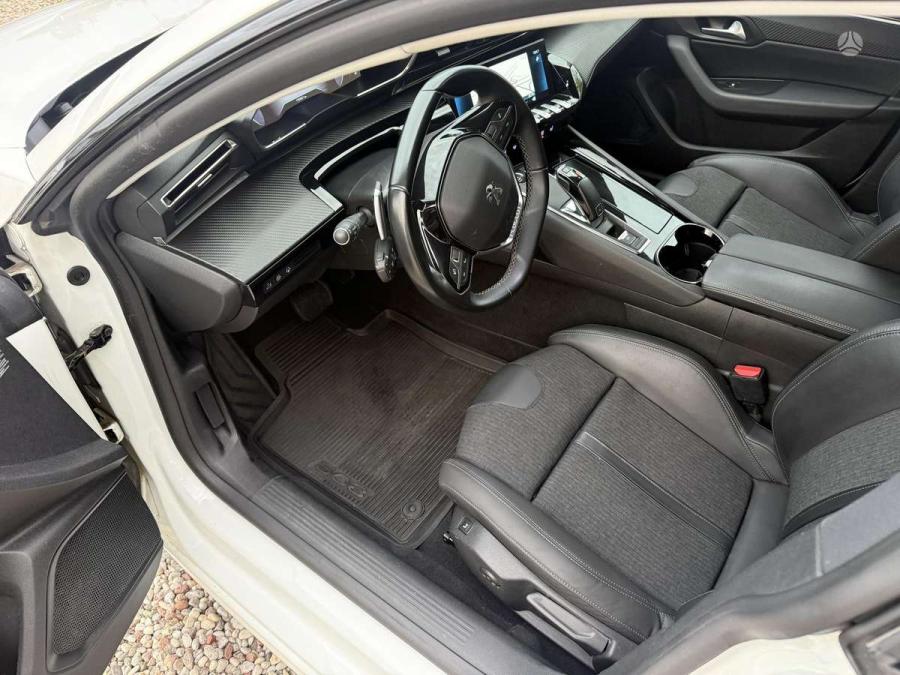 White Peugeot 508 2022 in Marijampole, with an engine capacity of 1.50 L and mileage of 170 thousand km for 13903 €, photo 13 on AUTOMOTO.COM.LV