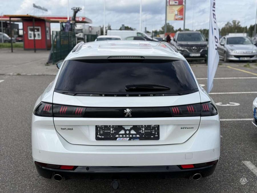 White Peugeot 508 2022 in Vilnius, with an engine capacity of 1.60 L and mileage of 220 thousand km for 12999 €, photo 6 on AUTOMOTO.COM.LV