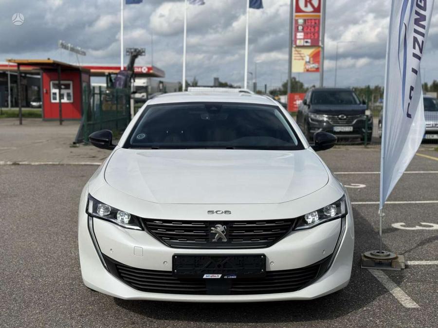 White Peugeot 508 2022 in Vilnius, with an engine capacity of 1.60 L and mileage of 220 thousand km for 12999 €, photo 14 on AUTOMOTO.COM.LV