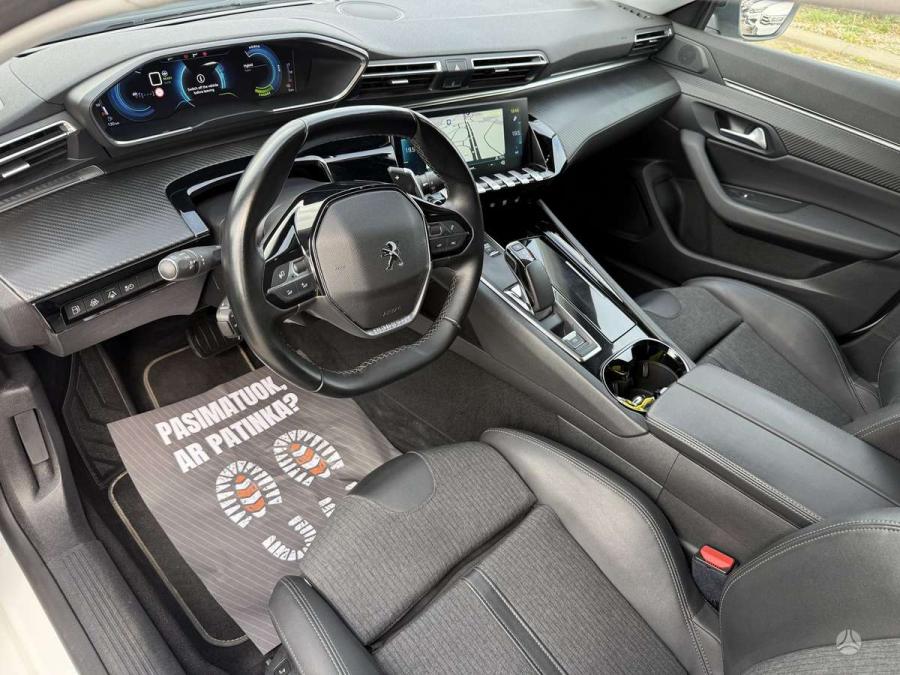 White Peugeot 508 2022 in Vilnius, with an engine capacity of 1.60 L and mileage of 220 thousand km for 12999 €, photo 19 on AUTOMOTO.COM.LV