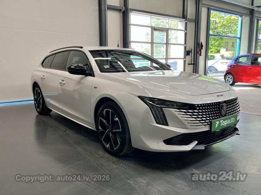 White Peugeot 508 2024 in Tallinn, with an engine capacity of 1.50 L and mileage of 30 thousand km for 24800 €, photo 3 on AUTOMOTO.COM.LV