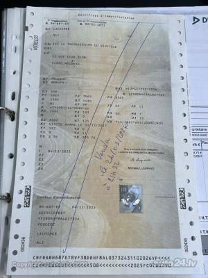 Yellow Peugeot 508 2011 in Narva, with an engine capacity of 2.00 L and mileage of 353 thousand km for 1699 €, photo 21 on AUTOMOTO.COM.LV
