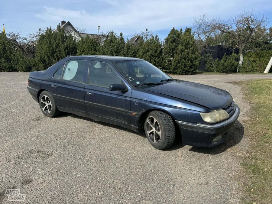Синий Пежо 605 1995 в Каунас, объемом двигателя 2.50 л и пробегом 361 тыс. км за 600 €, фото 1 на AUTOMOTO.COM.LV