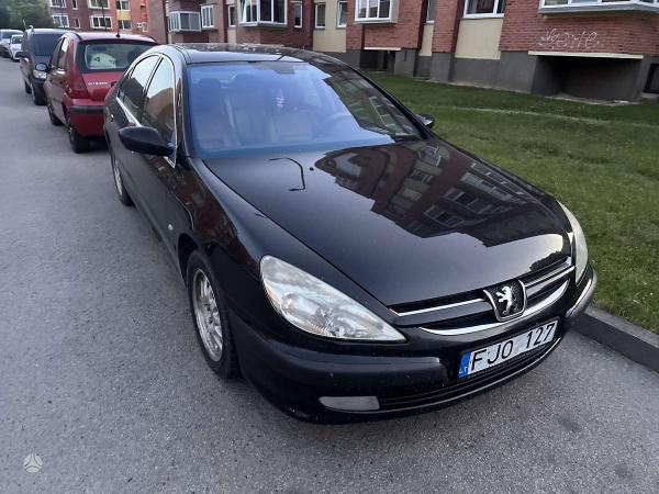Black Peugeot 607 2002 in Siauliai, with an engine capacity of 2.18 L and mileage of 400 thousand km for 350 €, photo 3 on AUTOMOTO.COM.LV