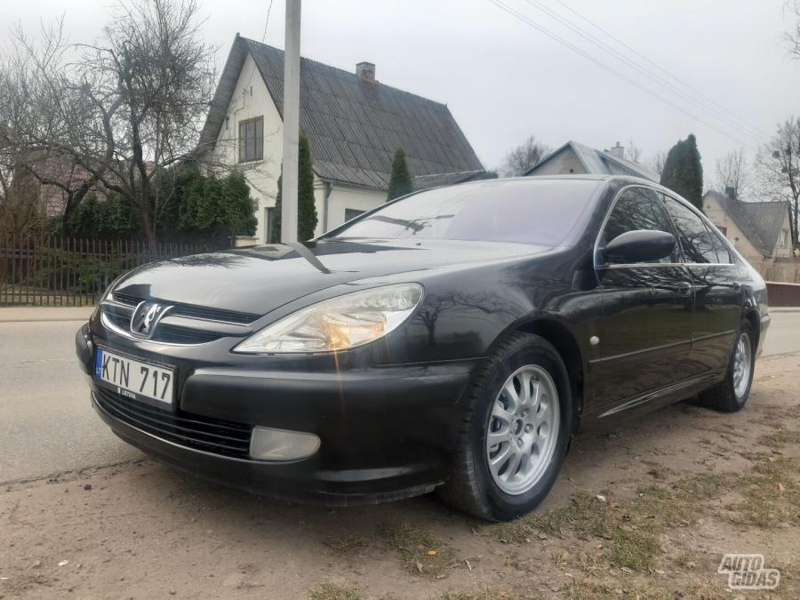 Melns Peugeot 607 2003 Prienai, ar dzinēja tilpumu 2.20 L un nobraukumu 320 tūkst. km par 1200 €, foto 1 vietnē AUTOMOTO.COM.LV