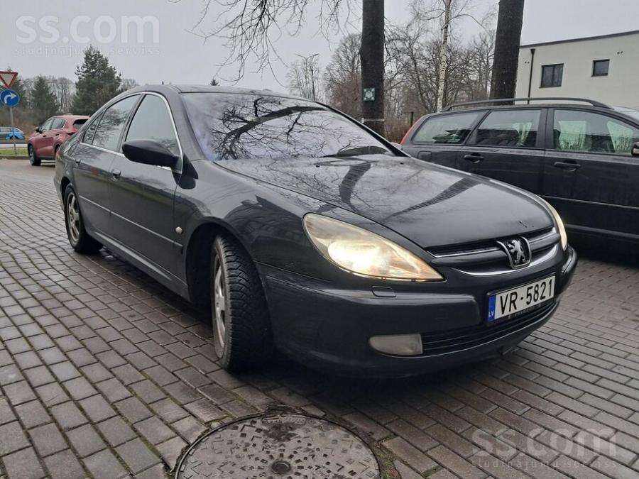 Melns Peugeot 607 2003 Rīga, ar dzinēja tilpumu 2.20 L un nobraukumu 262 tūkst. km par 750 €, foto 3 vietnē AUTOMOTO.COM.LV