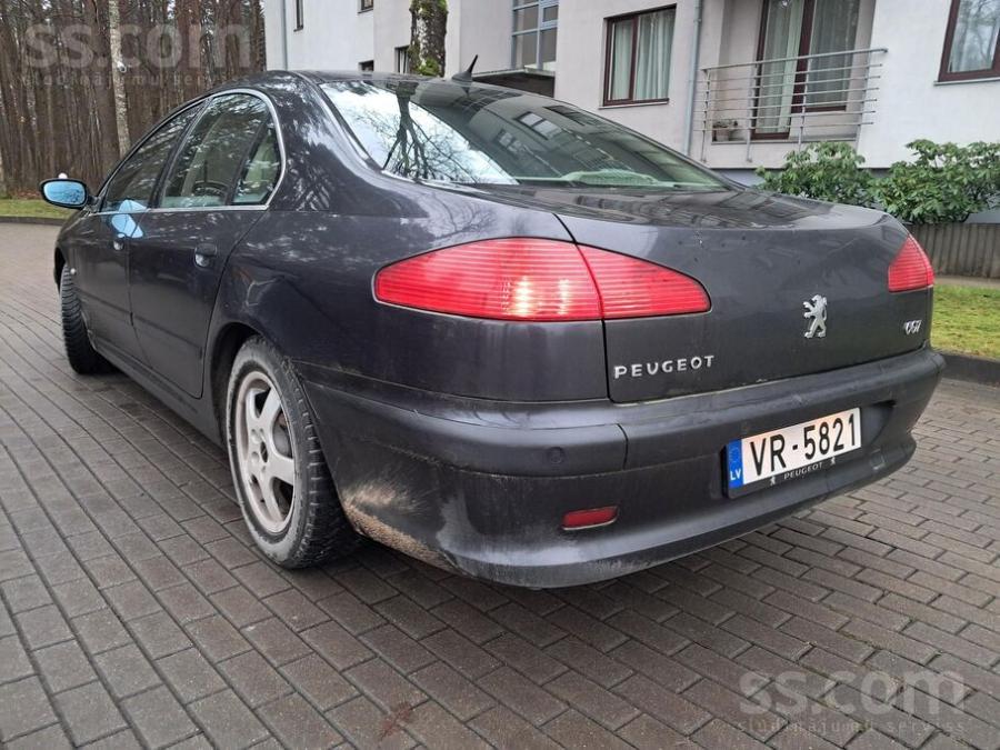 Melns Peugeot 607 2003 Rīga, ar dzinēja tilpumu 2.20 L un nobraukumu 262 tūkst. km par 750 €, foto 5 vietnē AUTOMOTO.COM.LV