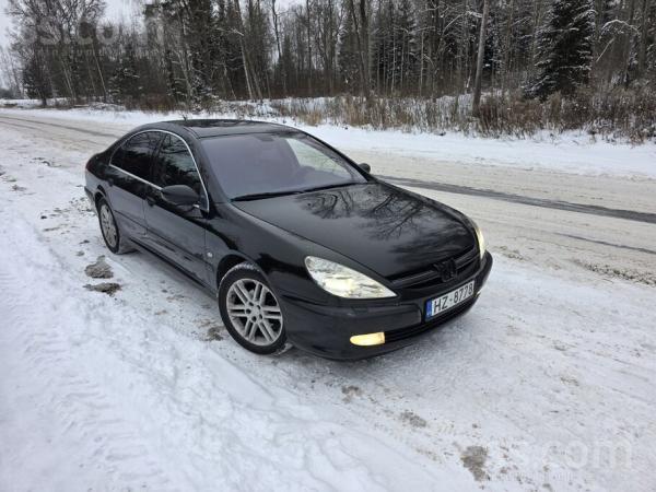 Melns Peugeot 607 2004 Valmiera, ar dzinēja tilpumu 2.20 L un nobraukumu 363 tūkst. km par 2500 €, foto 1 vietnē AUTOMOTO.COM.LV
