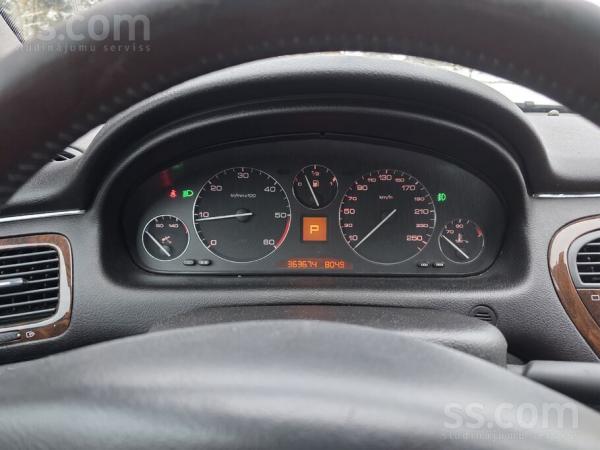 Melns Peugeot 607 2004 Valmiera, ar dzinēja tilpumu 2.20 L un nobraukumu 363 tūkst. km par 2500 €, foto 7 vietnē AUTOMOTO.COM.LV