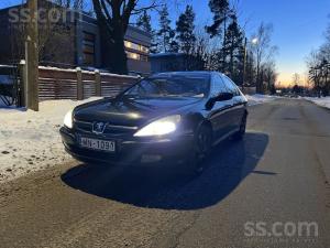 Melns Peugeot 607 2004 Rīga, ar dzinēja tilpumu 2.20 L un nobraukumu 400 tūkst. km par 1350 €, foto  vietnē AUTOMOTO.COM.LV