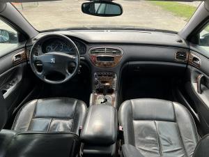 Black Peugeot 607 2004 in Narva, with an engine capacity of 3.00 L and mileage of 180 thousand km for 999 €, photo 11 on AUTOMOTO.COM.LV