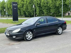 Black Peugeot 607 2004 in Narva, with an engine capacity of 3.00 L and mileage of 180 thousand km for 999 €, photo 13 on AUTOMOTO.COM.LV