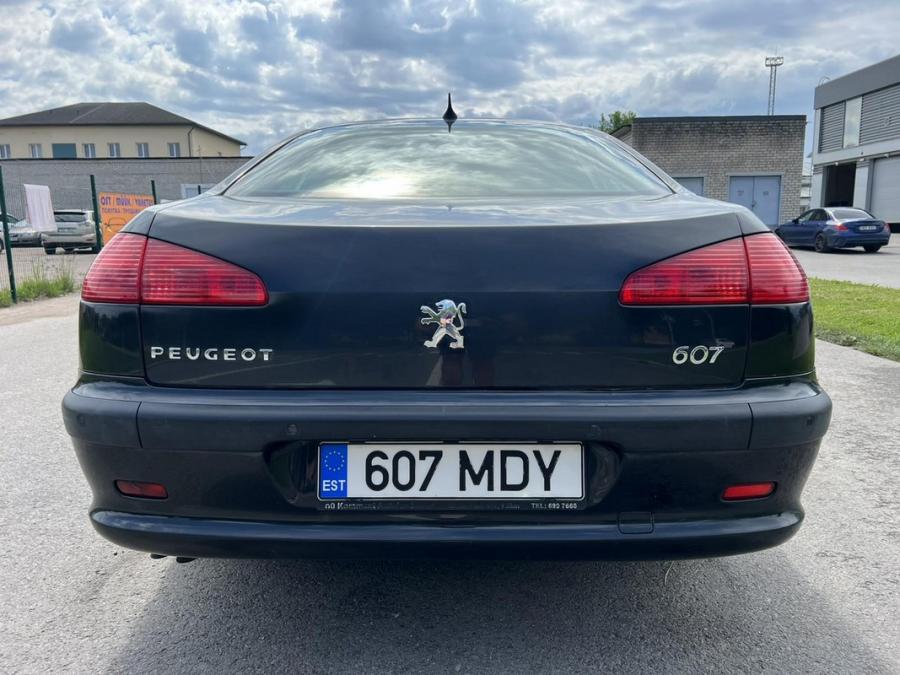 Black Peugeot 607 2004 in Narva, with an engine capacity of 3.00 L and mileage of 180 thousand km for 999 €, photo 20 on AUTOMOTO.COM.LV
