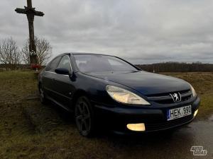 Melns Peugeot 607 2005 Viļņa, ar dzinēja tilpumu 2.20 L un nobraukumu 300 tūkst. km par 420 €, foto  vietnē AUTOMOTO.COM.LV