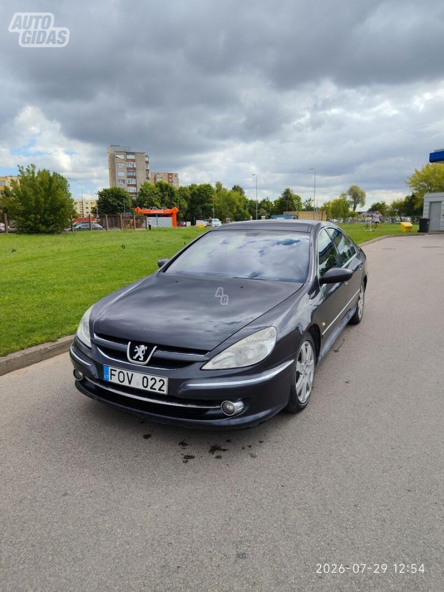 Черный Пежо 607 2006 в Паневежис, объемом двигателя 2.00 л и пробегом 370 тыс. км за 870 €, фото 1 на AUTOMOTO.COM.LV