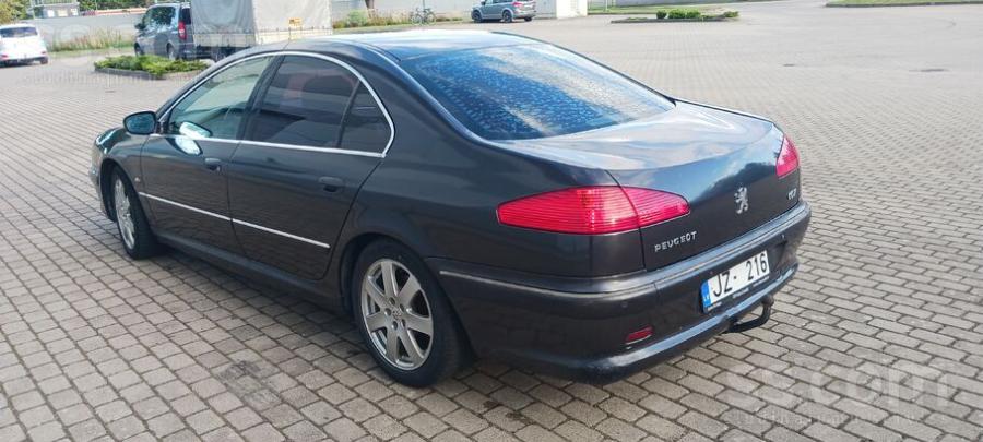 Black Peugeot 607 2006 in Dobele, with an engine capacity of 2.00 L and mileage of 325 thousand km for 1600 €, photo 4 on AUTOMOTO.COM.LV
