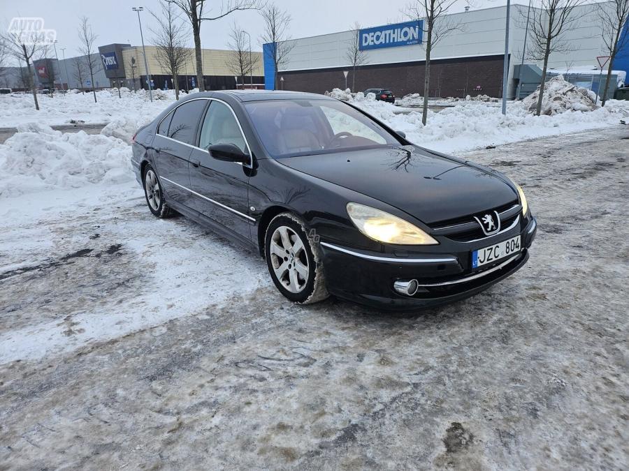 Melns Peugeot 607 2007 Klaipėda, ar dzinēja tilpumu 2.20 L un nobraukumu 354 tūkst. km par 1200 €, foto 3 vietnē AUTOMOTO.COM.LV