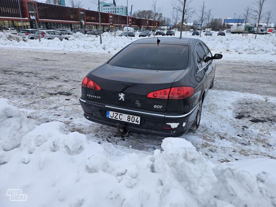 Melns Peugeot 607 2007 Klaipėda, ar dzinēja tilpumu 2.20 L un nobraukumu 354 tūkst. km par 1200 €, foto 6 vietnē AUTOMOTO.COM.LV