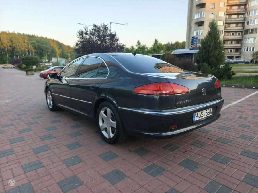 Черный Пежо 607 2007 в Вильнюс, объемом двигателя 2.70 л и пробегом 320 тыс. км за 1400 €, фото 5 на AUTOMOTO.COM.LV
