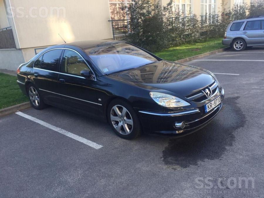 Melns Peugeot 607 2009 Rīga, ar dzinēja tilpumu 2.70 L un nobraukumu 0 tūkst. km par 1000 €, foto 4 vietnē AUTOMOTO.COM.LV