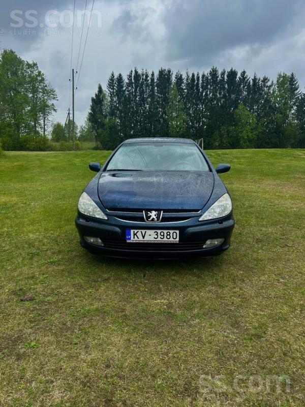 Blue Peugeot 607 2001 in Aizkraukle, with an engine capacity of 3.00 L and mileage of 280 thousand km for 1700 €, photo 2 on AUTOMOTO.COM.LV