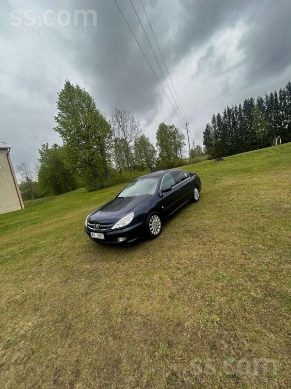 Blue Peugeot 607 2001 in Aizkraukle, with an engine capacity of 3.00 L and mileage of 280 thousand km for 1700 €, photo 4 on AUTOMOTO.COM.LV