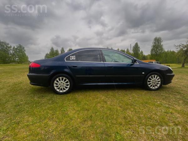 Blue Peugeot 607 2001 in Aizkraukle, with an engine capacity of 3.00 L and mileage of 280 thousand km for 1700 €, photo 6 on AUTOMOTO.COM.LV