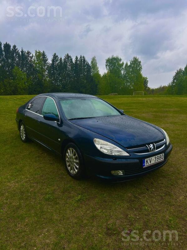 Blue Peugeot 607 2001 in Aizkraukle, with an engine capacity of 3.00 L and mileage of 280 thousand km for 1700 €, photo 8 on AUTOMOTO.COM.LV