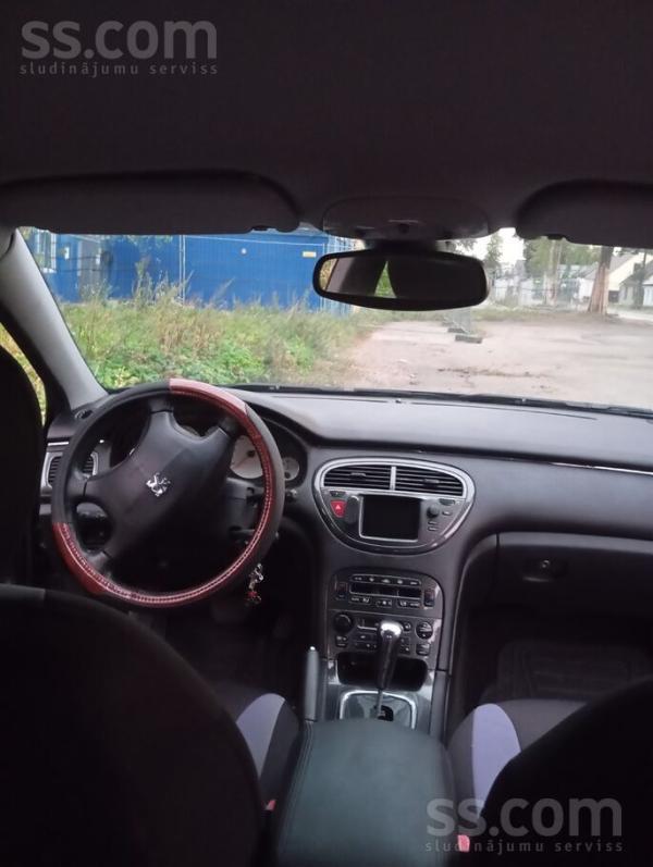 Синий Пежо 607 2001 в Даугавпилс, объемом двигателя 2.20 л и пробегом 307 тыс. км за 600 €, фото 6 на AUTOMOTO.COM.LV