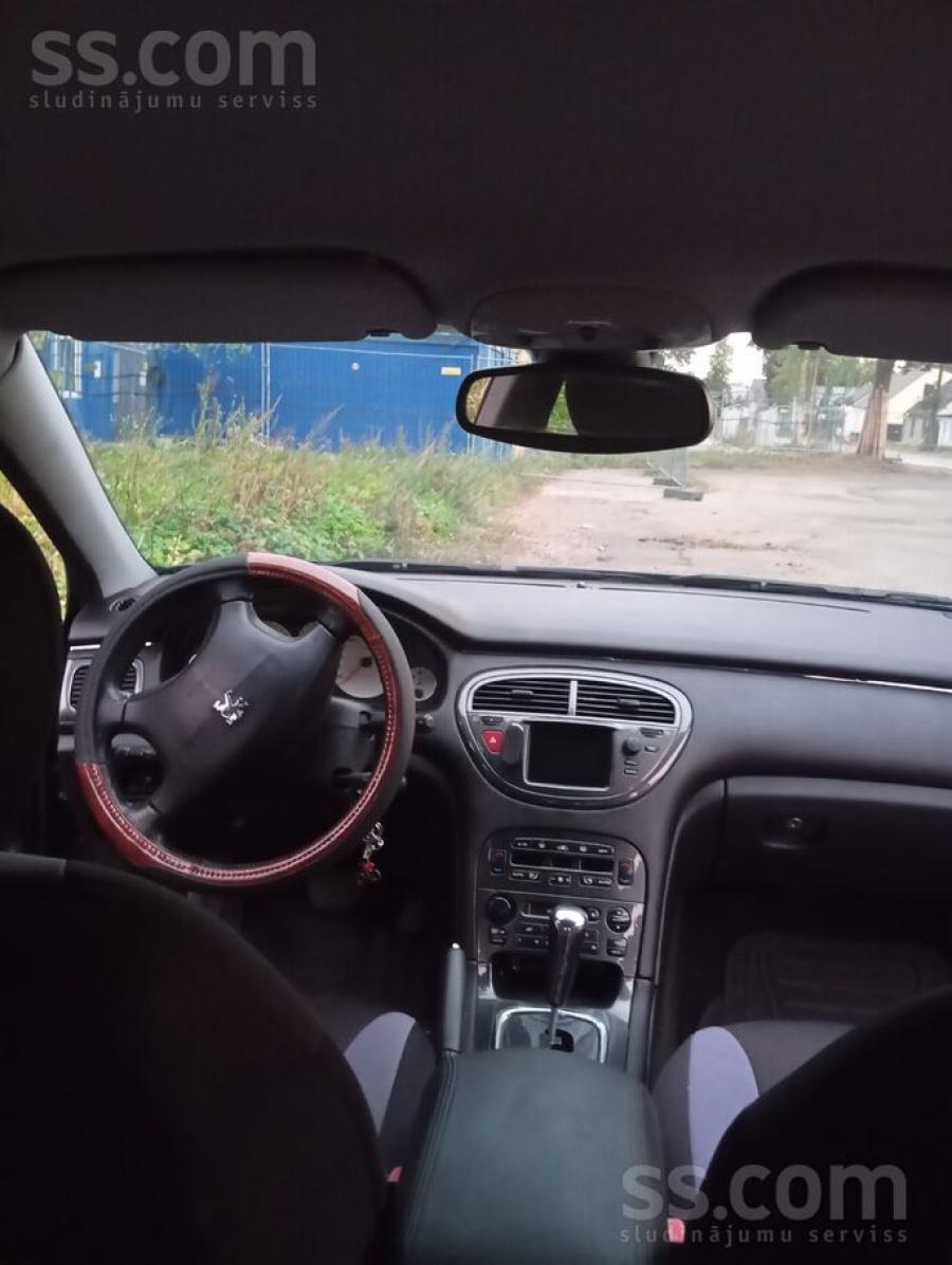 Синий Пежо 607 2001 в Даугавпилс, объемом двигателя 2.20 л и пробегом 307 тыс. км за 600 €, фото 7 на AUTOMOTO.COM.LV