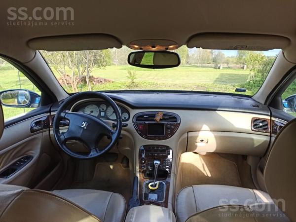 Blue Peugeot 607 2003 in Valmiera, with an engine capacity of 2.20 L and mileage of 360 thousand km for 1000 €, photo 4 on AUTOMOTO.COM.LV