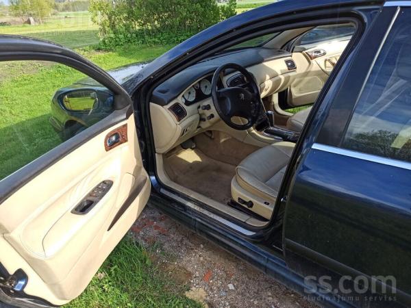 Blue Peugeot 607 2003 in Valmiera, with an engine capacity of 2.20 L and mileage of 360 thousand km for 1000 €, photo 5 on AUTOMOTO.COM.LV