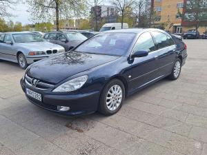 Blue Peugeot 607 2003 in Vilnius, with an engine capacity of 2.23 L and mileage of 209 thousand km for 850 €, photo  on AUTOMOTO.COM.LV