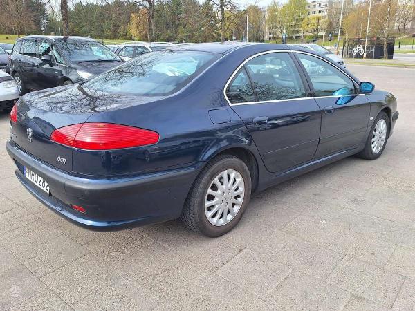 Blue Peugeot 607 2003 in Vilnius, with an engine capacity of 2.23 L and mileage of 209 thousand km for 850 €, photo 3 on AUTOMOTO.COM.LV